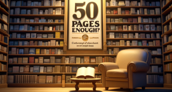 Are 50 Pages Really the Minimum Pages for a Book?