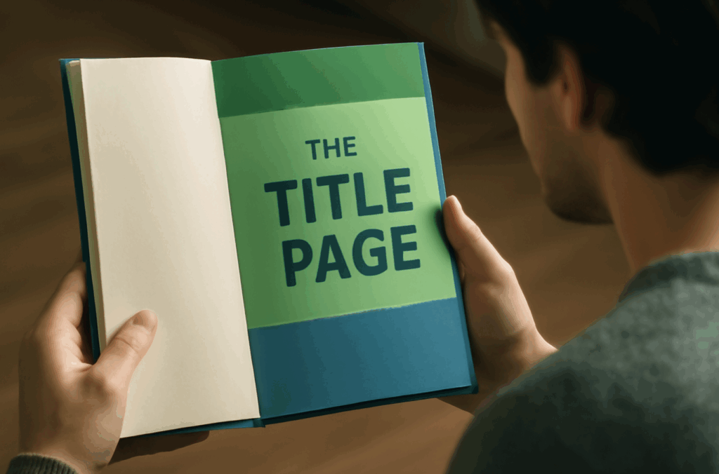 What is a Title Page? Understanding the Title Page in Books, Essays ...