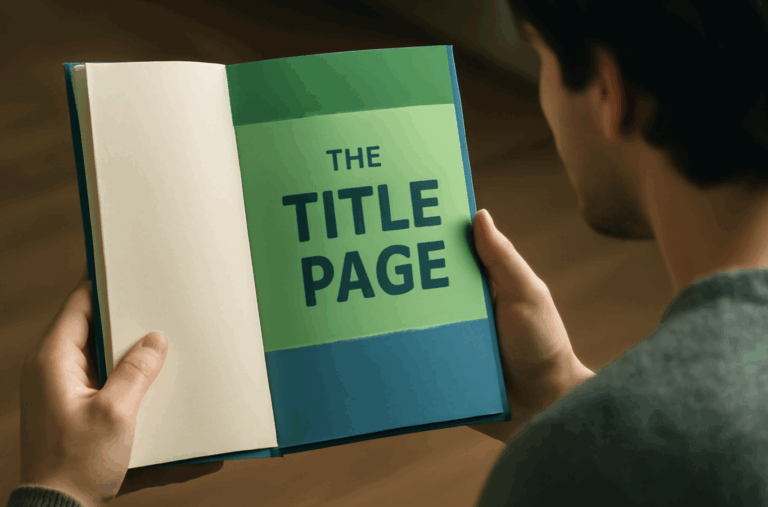 What is a Title Page? Understanding the Title Page in Books, Essays ...
